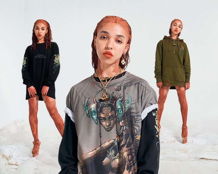 FKA twigs lança coleção de roupas inspiradas no clipe de "Cellophane"